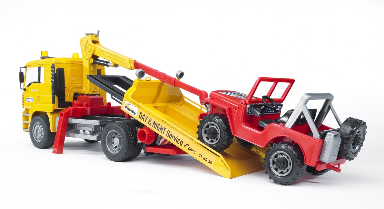 MAN TGA Breakdown truck with cross country vehicle (without Light and ...
